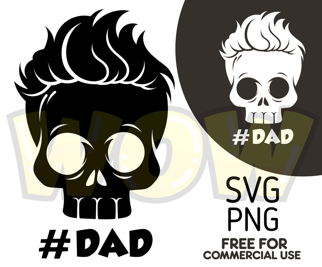 Skull Print Dad Life Svg, Dad Life PNG, Dad Skull Svg, Sublimation ...