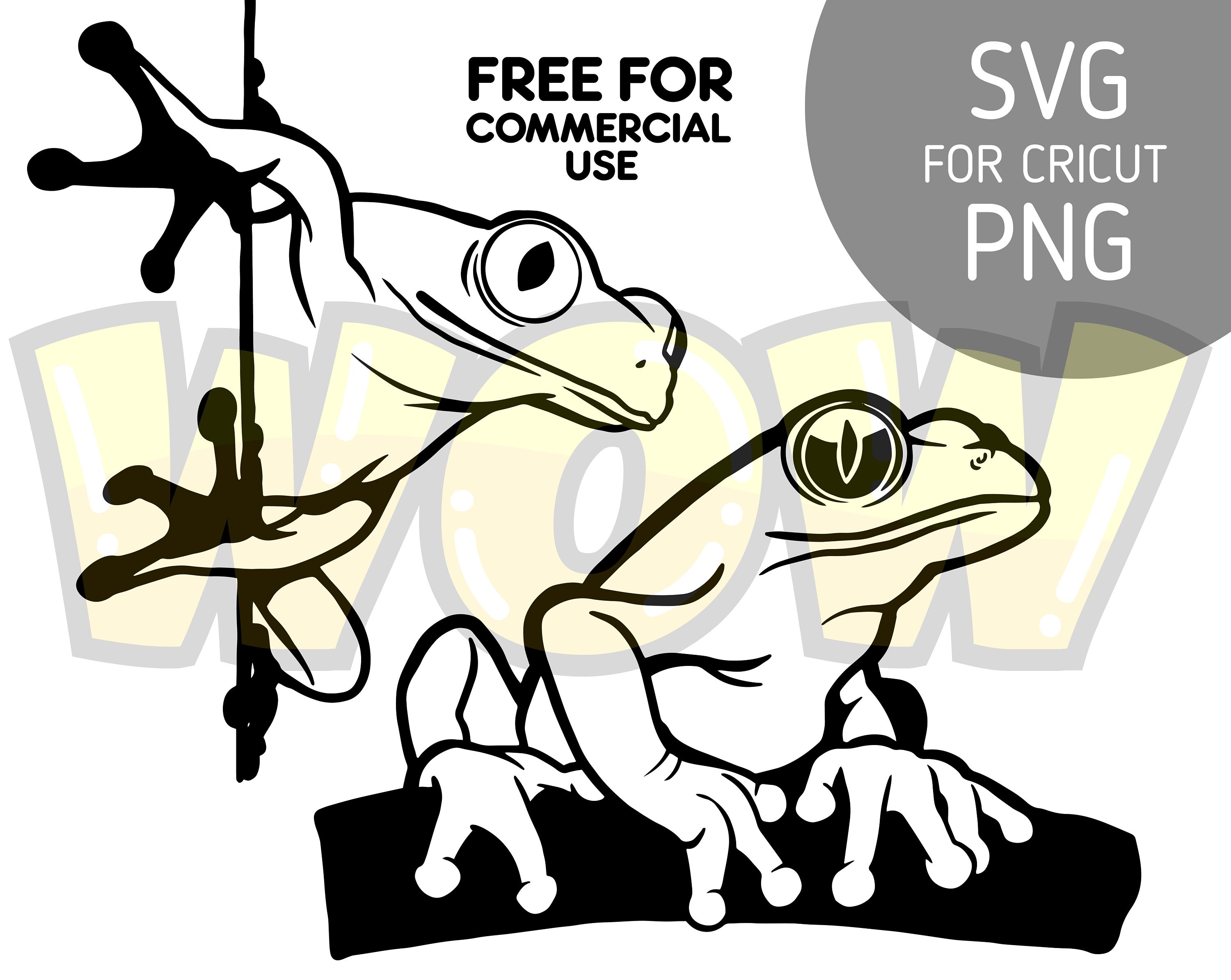 Frog Svg Files for Cricut, Black Frog Ornament, Cute Frog Cut File ...