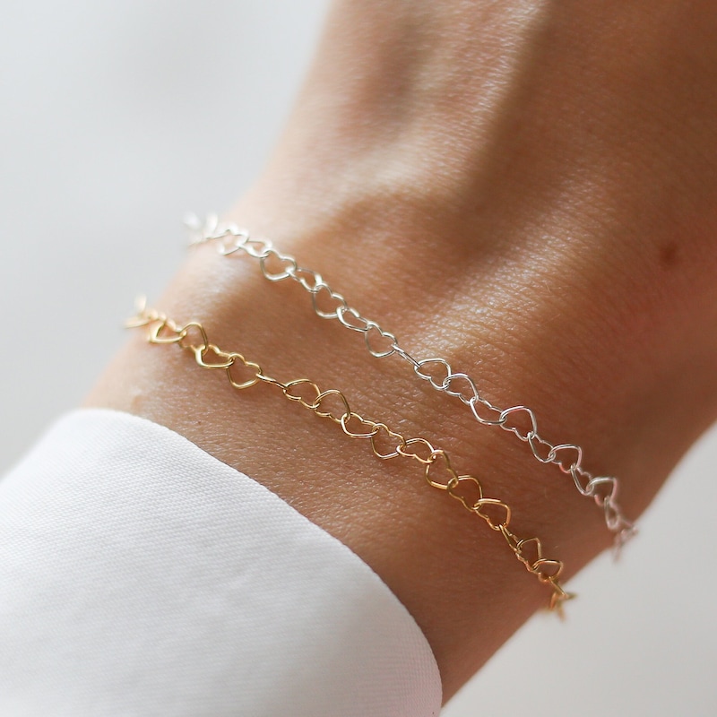 Silver Love Bracelet - Etsy