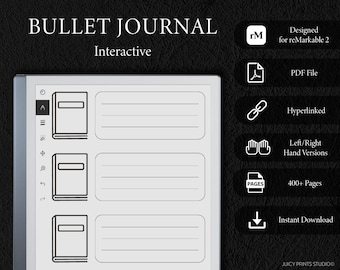 Remarkable 2 Templates Daily Journal - Etsy