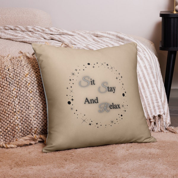 Sit Stay Pillows - Etsy