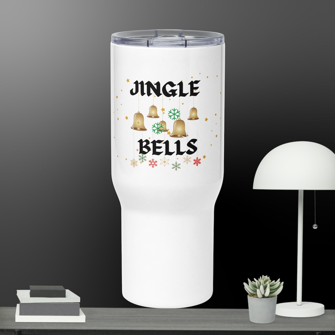 Jingle Bells Travel Mug With a Handle - Etsy