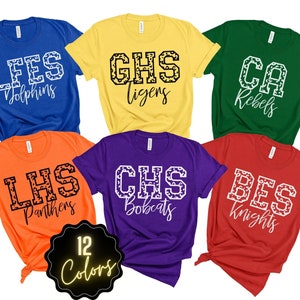 Custom School Shirt, Custom School Spirit Shirt, Custom Teacher Shirts ...