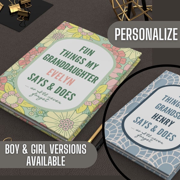 Grandmother Journal for Granddaughter - Etsy