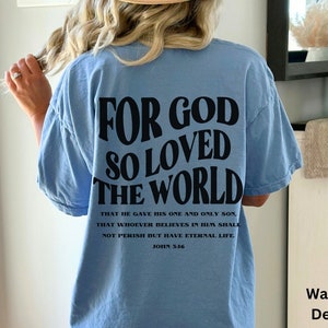 Vintage Christian Tshirt Trendy Faith Based Comfort Color T-shirt Jesus ...