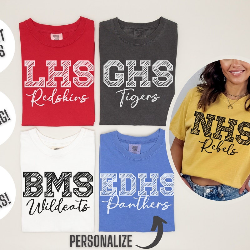 School Spirit Shirt - Etsy