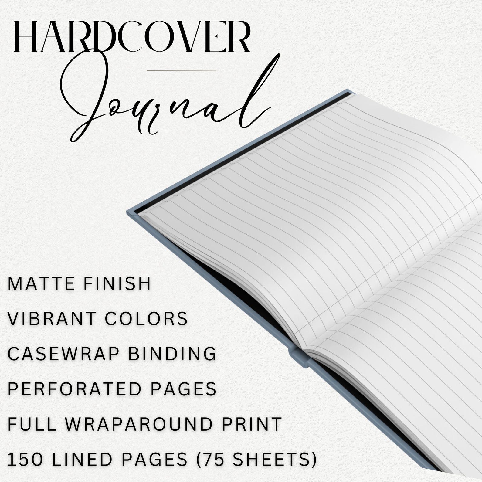 Custom Journal Monogrammed Notebook Personalized Gift for Friend Name ...