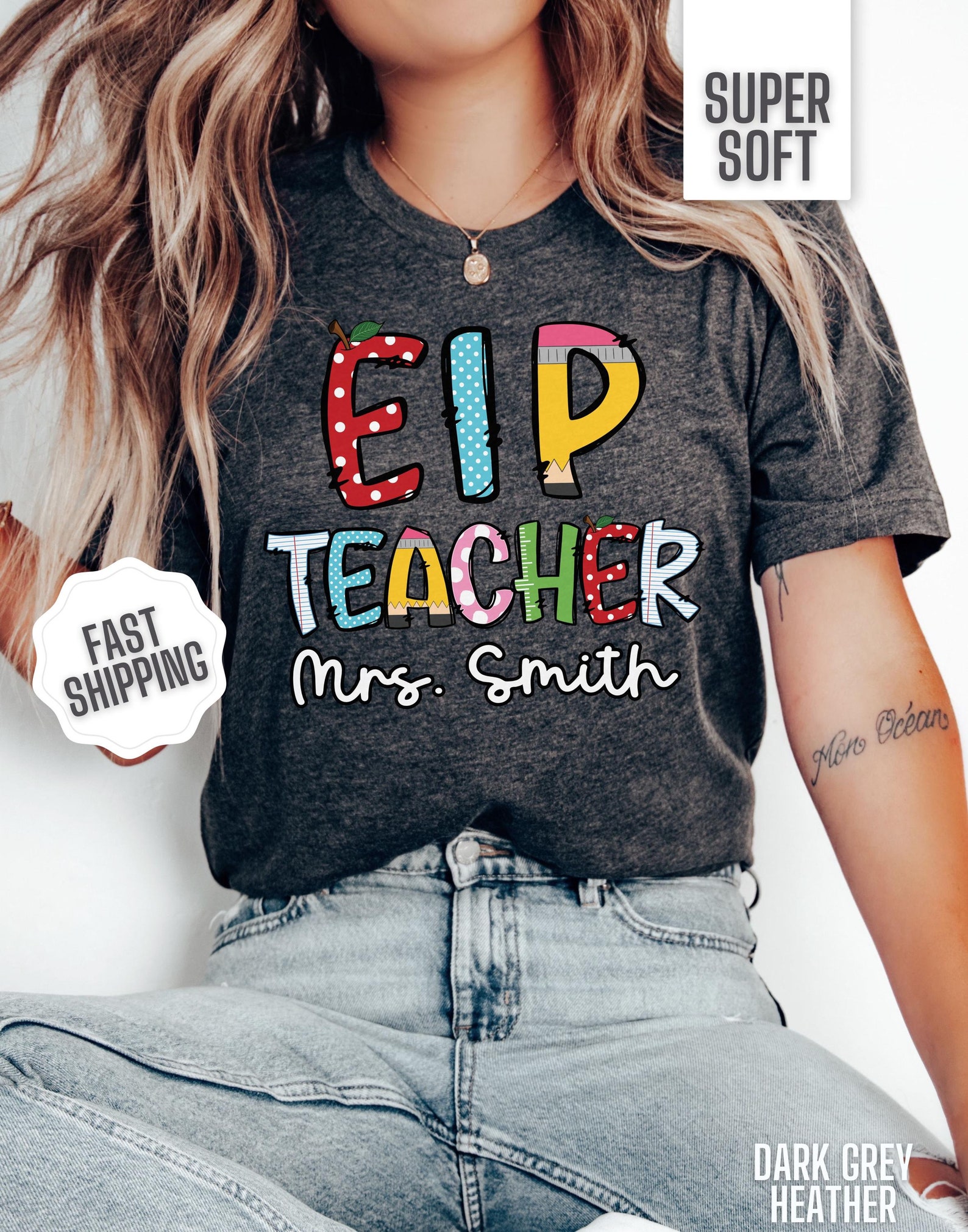 Personalized EIP Teacher Shirt Early Intervention Program Tshirt EIP ...