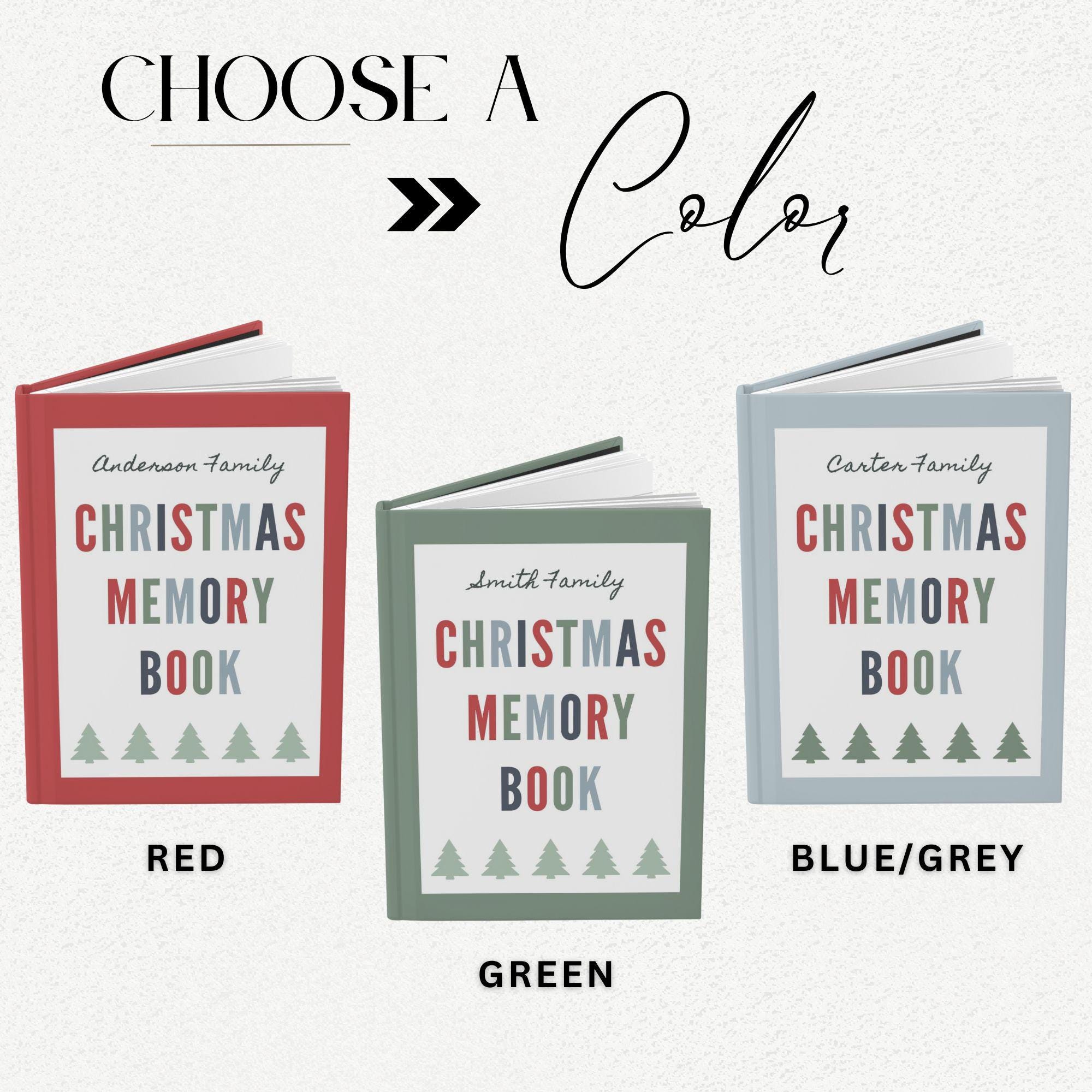 Custom Christmas Memory Book Christmas Journal Personalized Family ...