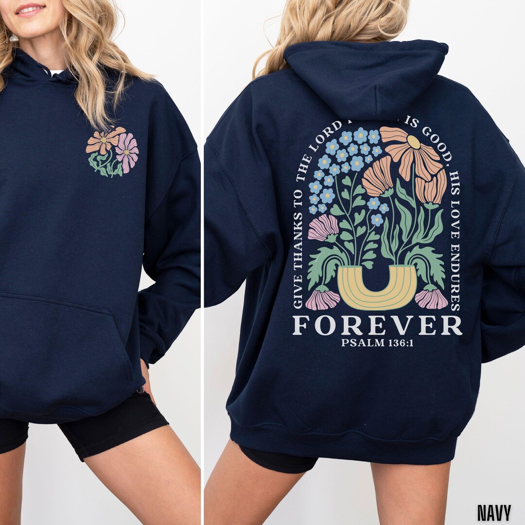 Christian Hoodie Women Jesus Hoodie Religious Pullover Bible Verse ...