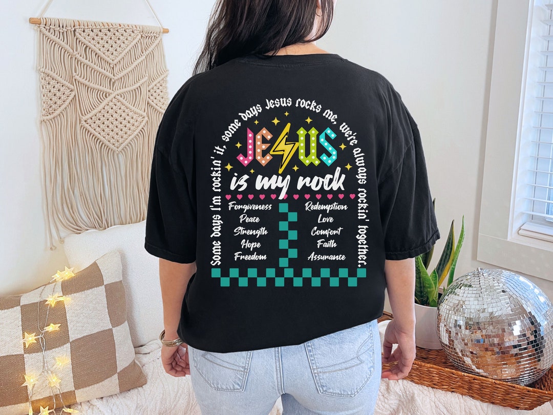 Jesus Tour Shirt Christian Band Tee Faith Rocker Tshirt Cute Religious ...