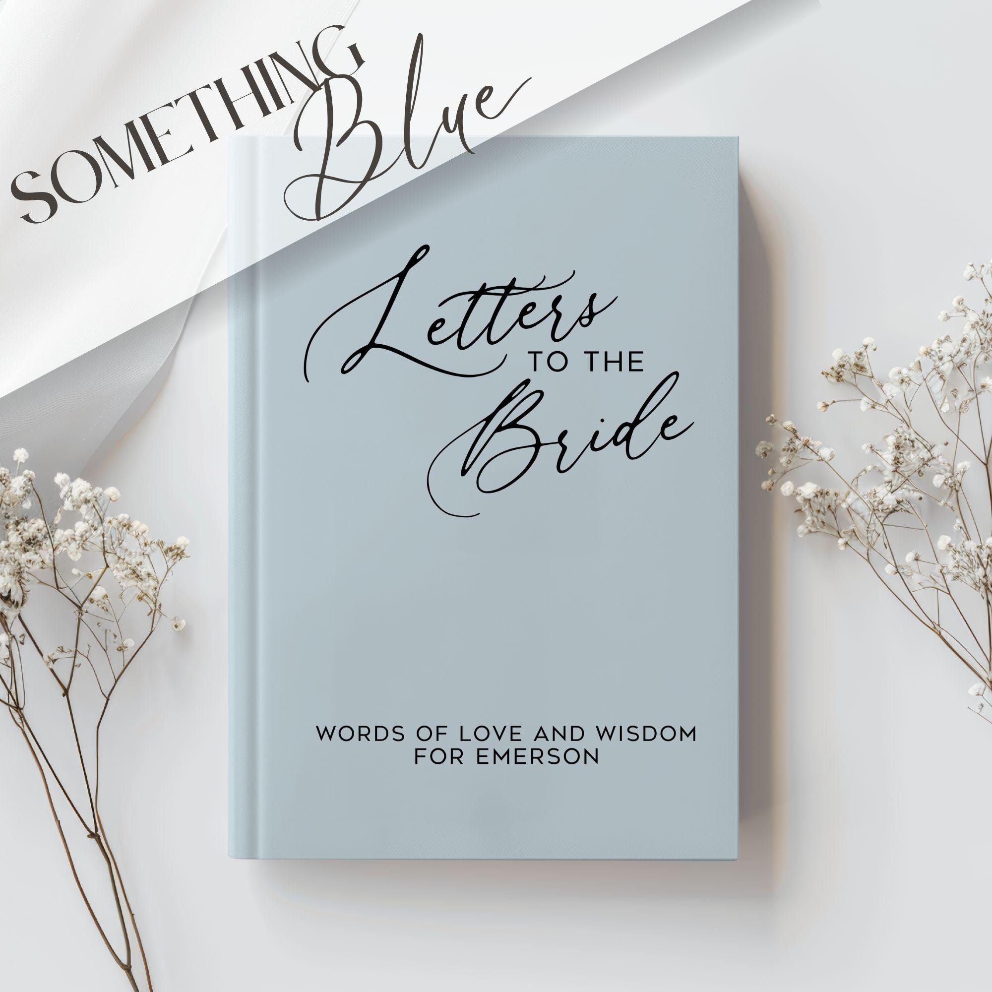 Something Blue Letters to the Bride Book Bridal Shower Gift From Bridal ...
