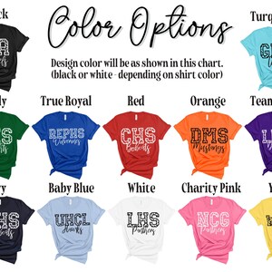 Custom School Shirt, Custom School Spirit Shirt, Custom Teacher Shirts ...