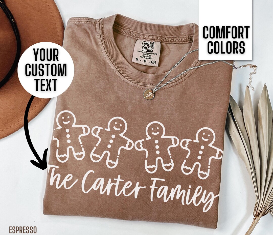 Custom Family Christmas Shirts Comfort Colors Matching Family Christmas ...