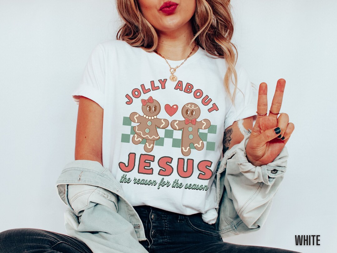 Christian Christmas Tshirt Religious Christmas T Shirt Women Jolly ...