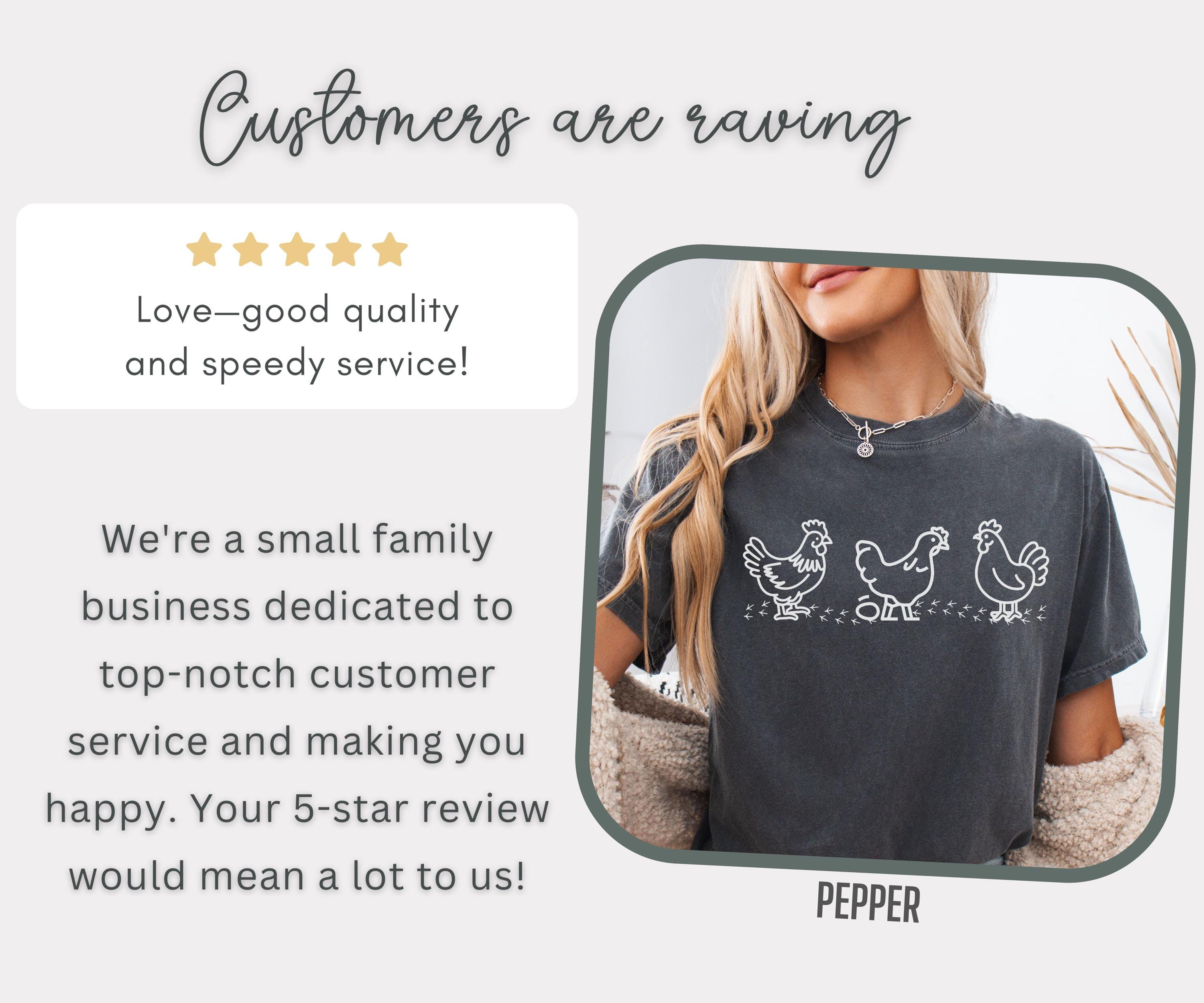 Comfort Colors Chicken Shirt Chicken Lover Gift for Chicken Owner Cute ...