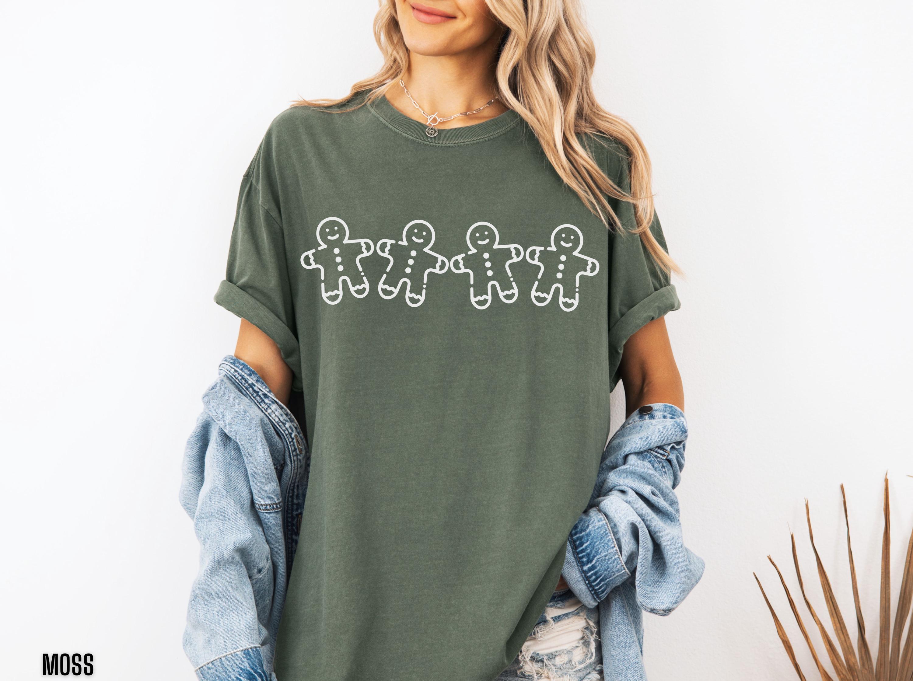 Comfort Colors Gingerbread Shirt Cute Christmas Shirt Gingerbread Man ...