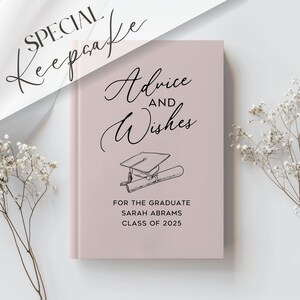 2025 Graduation Party Guest Book Class of 2025 Grad Party Book Custom ...