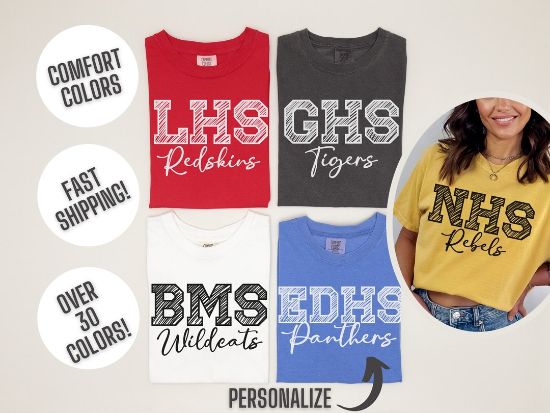 School Spirit Shirts Custom Elementary School T Shirt for Teacher ...