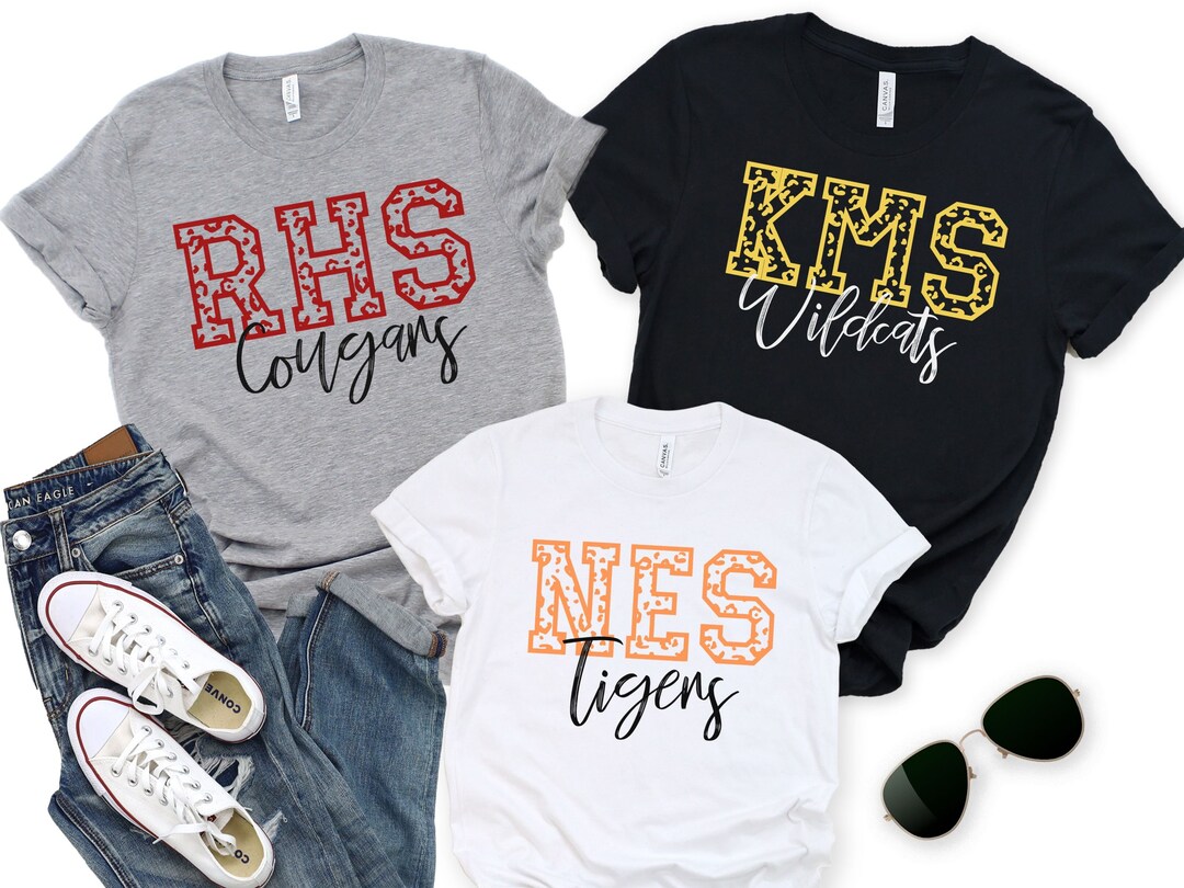 Custom School Shirt, Custom School Spirit Shirt, Custom Teacher Shirts ...