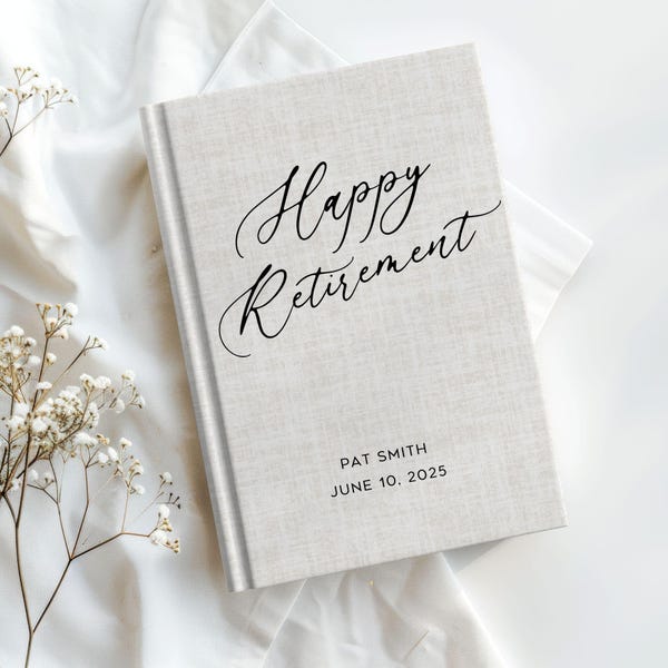 Retirement Book - Etsy