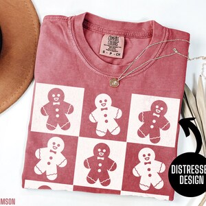 Comfort Colors Gingerbread Shirt Cute Christmas Shirt Gingerbread Man ...