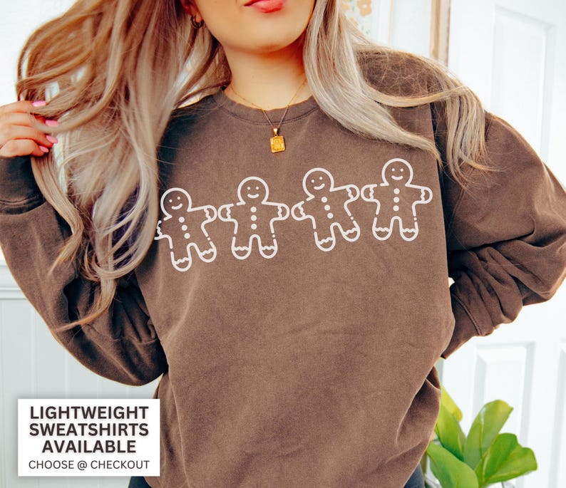 Comfort Colors Gingerbread Shirt Cute Christmas Shirt Gingerbread Man ...