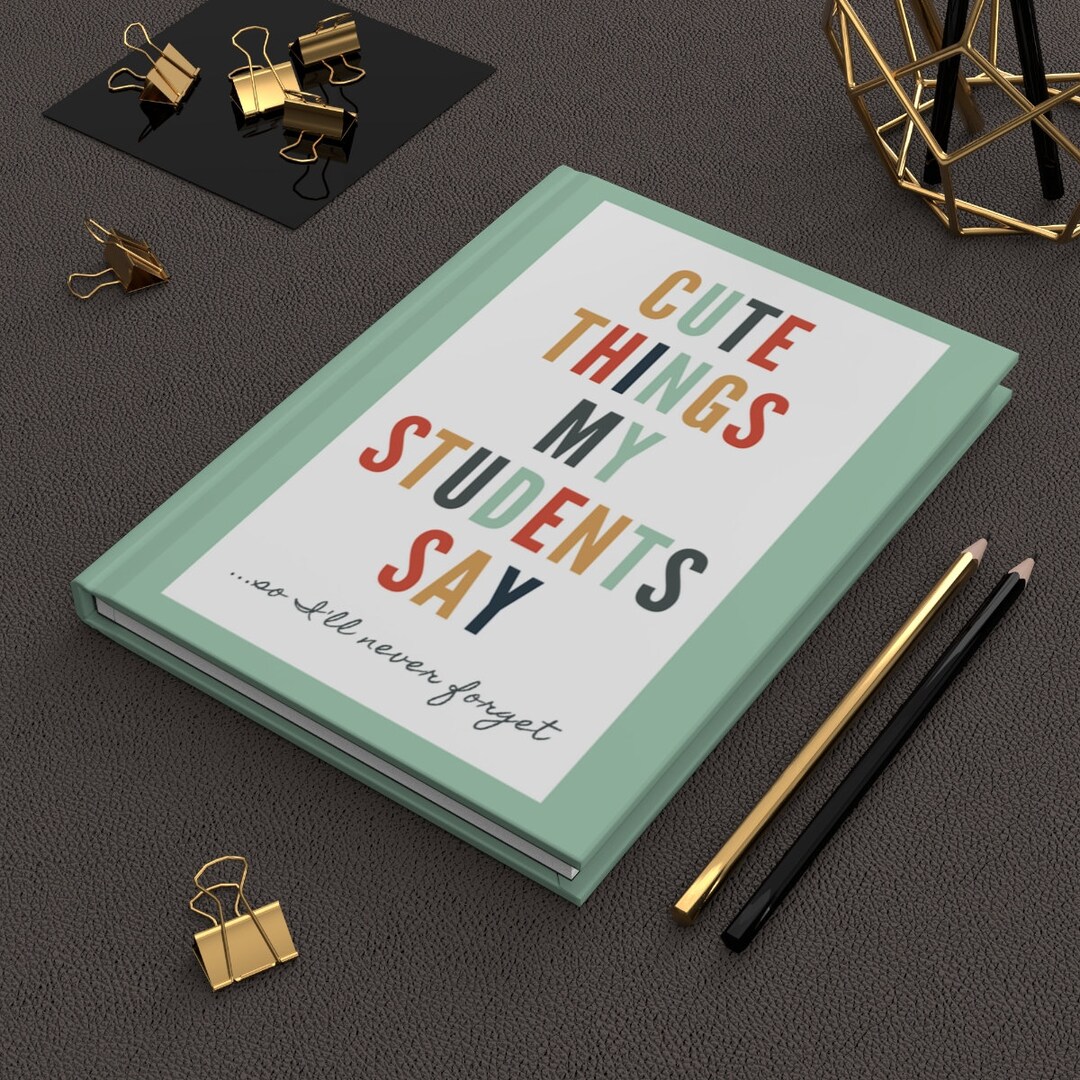 Teacher Journal, Thank You Gift for Teacher, End of Year Teacher ...