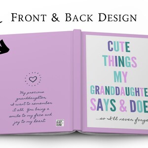 Grandparents Journal for Grandma Gift From Grandkids Memory Book ...