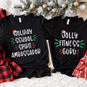 Matching Teacher Christmas Shirts Funny Holiday Teacher Team Tees Grade ...