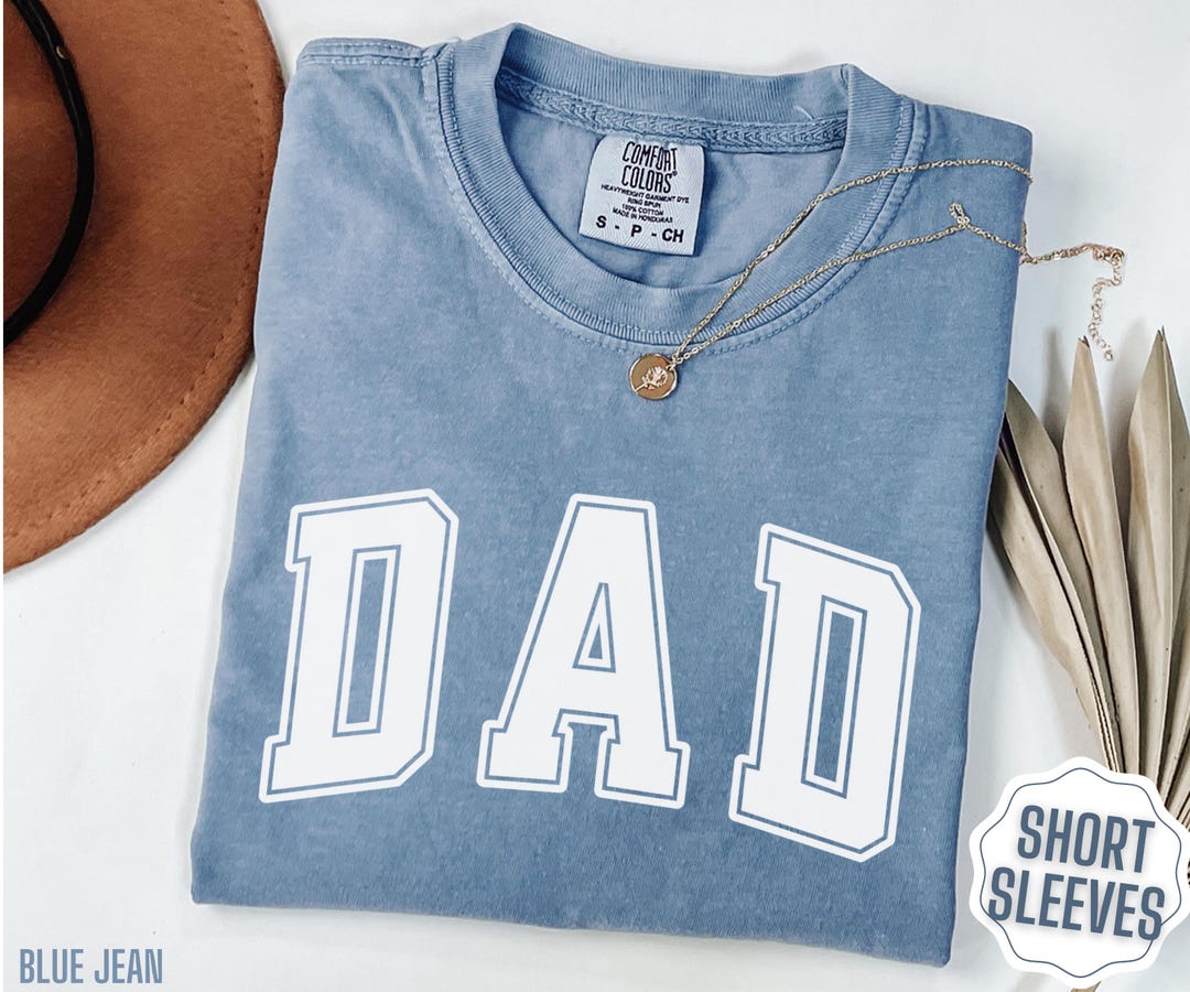 Comfort Colors Dad Shirt, Father's Day Gift for Dad Gift Minimalist Dad ...