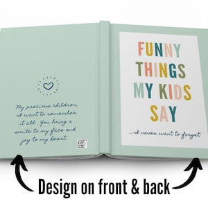 Funny Things My Kids Say Journal Kids Quote Memory Notebook Baby Shower ...