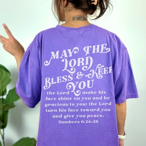 The Blessing Christian Shirt for Women Minimalist Bible Verse Tshirt ...