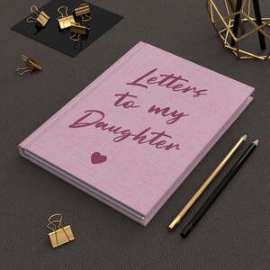 Letters to My Daughter Journal, Pregnancy Journal, Baby Girl Shower ...