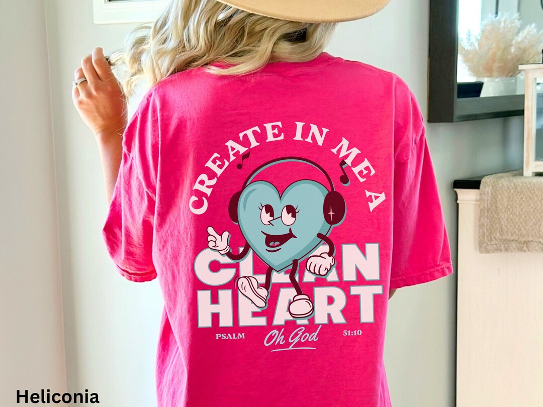 Back Print Retro Christian T Shirt Vintage Comfort Colors Jesus Tshirt ...