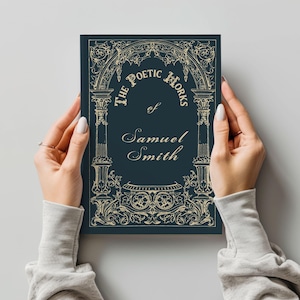 Personalized Poetry Journal Custom Poem Book Poet Gift for Writer ...