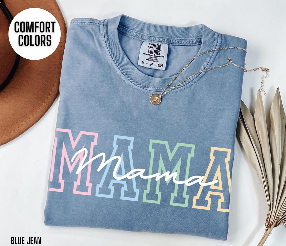 Comfort Colors Mama Shirt Custom Mama Gift for Mama Tshirt Mama Tee ...