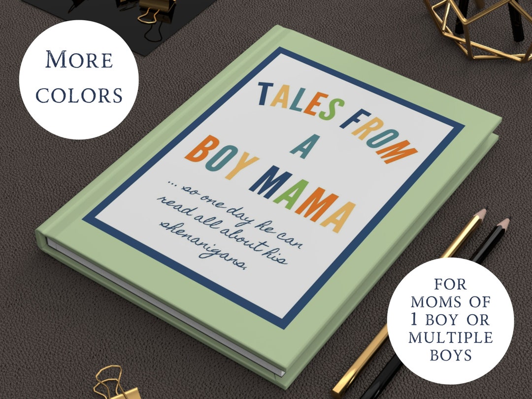 Boy Mama Journal Gift for New Mom Baby Shower Present Expecting Mom ...