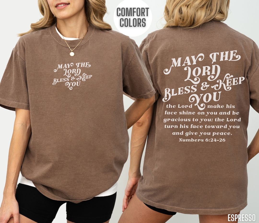 The Blessing Christian Shirt for Women Minimalist Bible Verse Tshirt ...