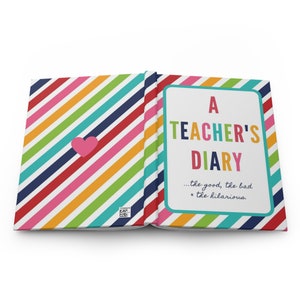 Teacher Appreciation Gift for Teacher Journal Funny Unique Student ...
