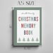 Custom Christmas Memory Book Christmas Journal Personalized Family ...