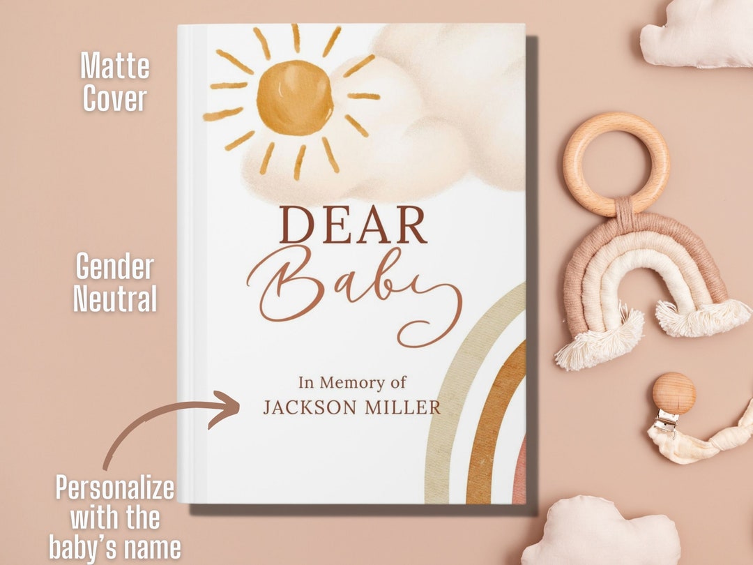 Stillborn Gift Miscarriage Grief Journal for Grieving Mom Personalized ...