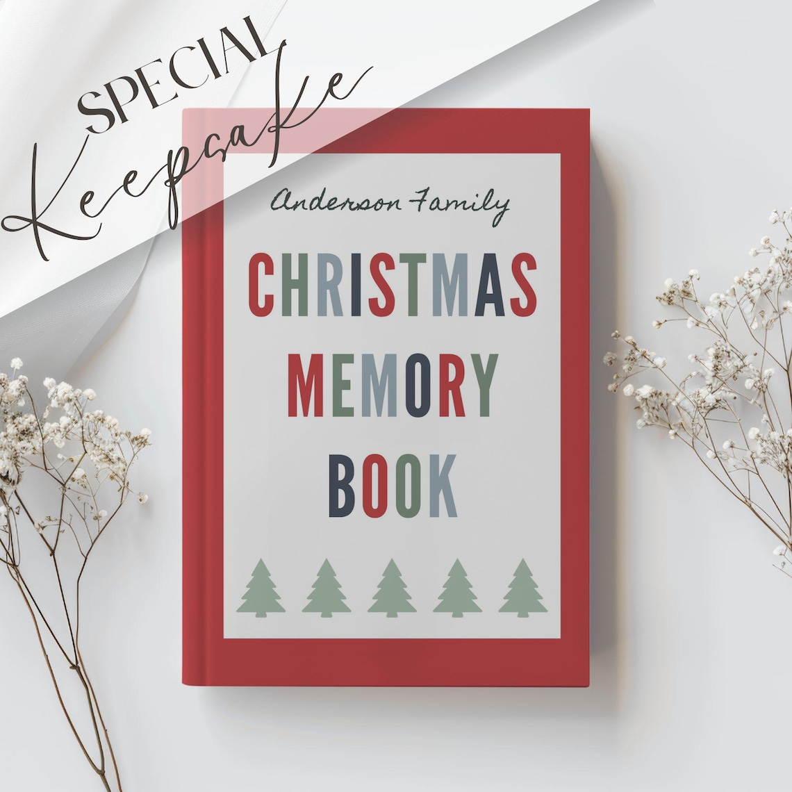 Custom Christmas Memory Book Christmas Journal Personalized Family ...