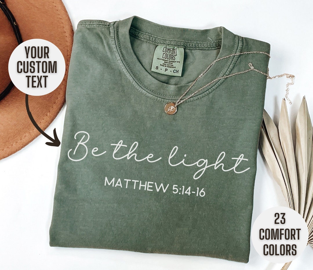 Custom Bible Verse Shirt for Women Christian Tshirt Personalized ...