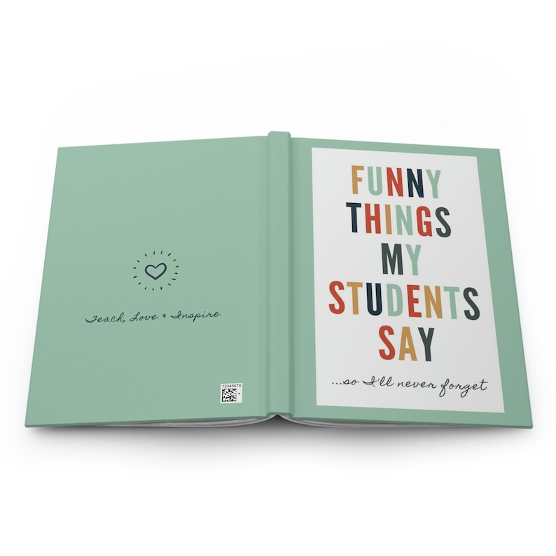 Teacher Journal, Thank You Gift for Teacher, End of Year Teacher ...