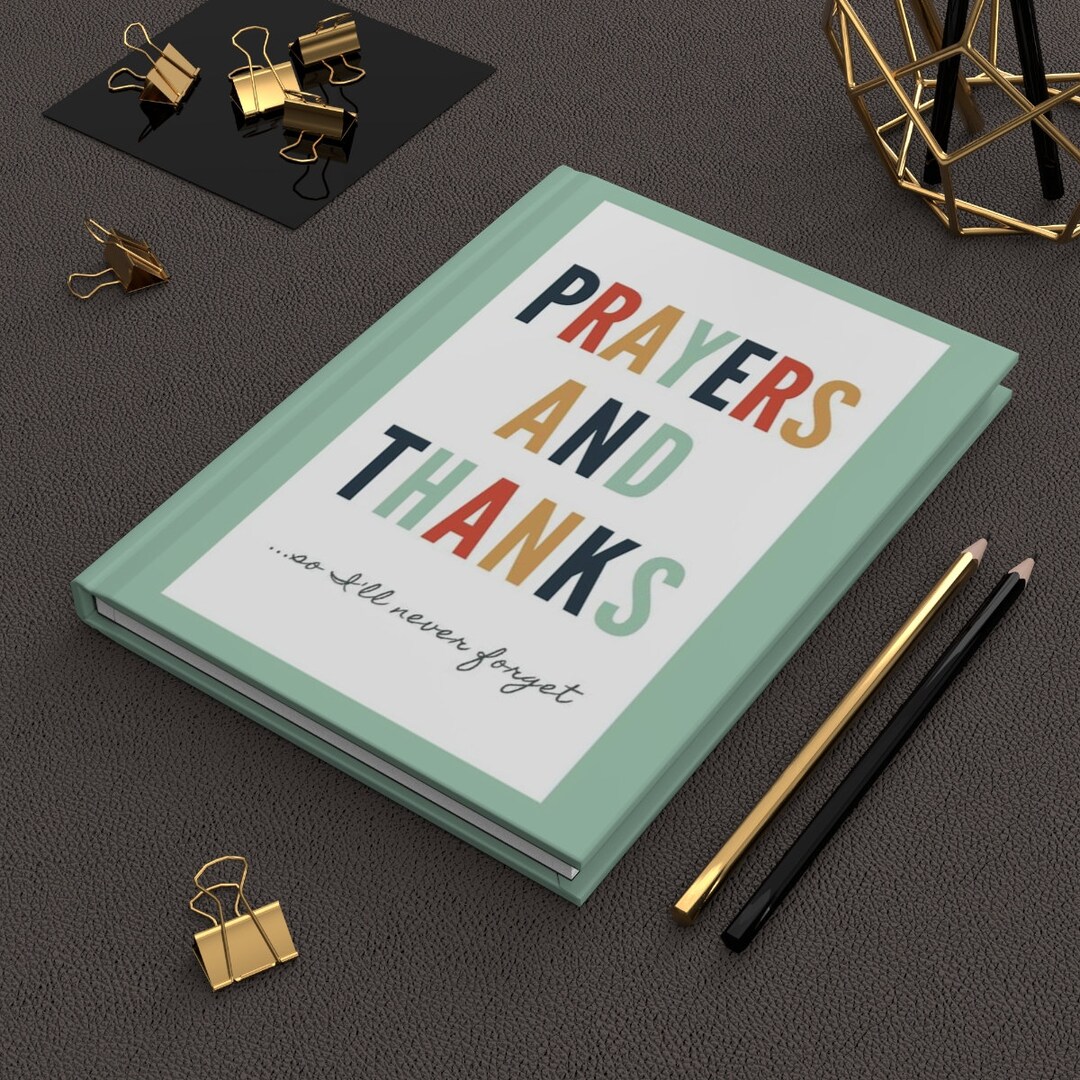 Prayer Journal for Christians, Thankfulness Journal, Gratitude Journal ...