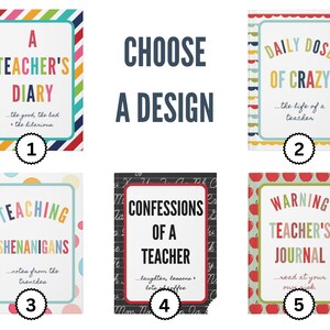 Funny Teacher Notebook Teacher Appreciation Gifts Christmas Teacher ...