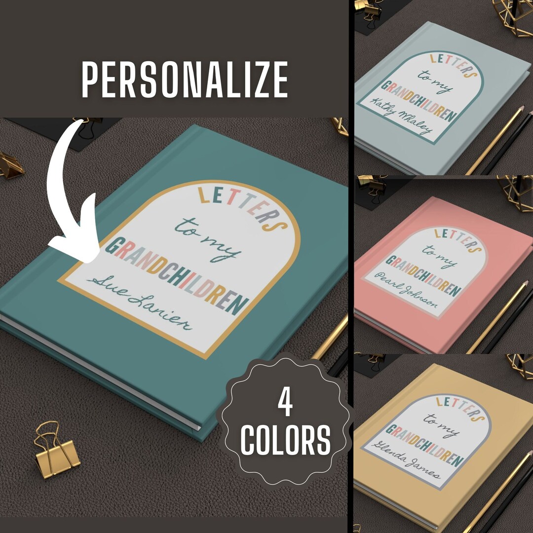 Personalized Grandparents Journal for Grandma Gift From Grandkids ...