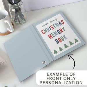 Custom Christmas Memory Book Christmas Journal Personalized Family ...