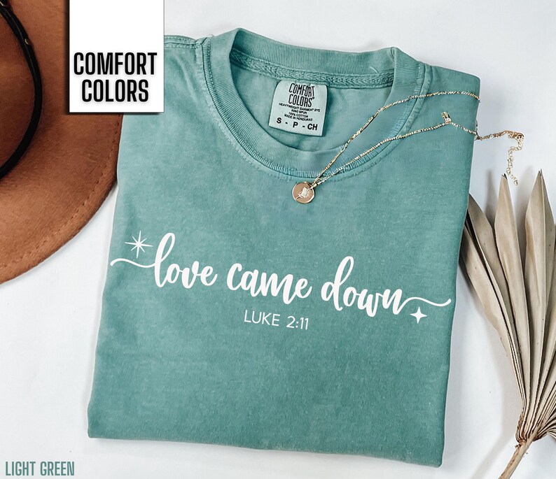 Christian Christmas Shirt for Women Religious Christmas Tee Comfort ...